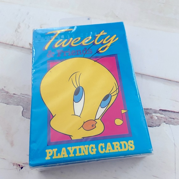 Warner Bros. | Games | 994 Looney Toons Tweety Friends Playing Cards ...